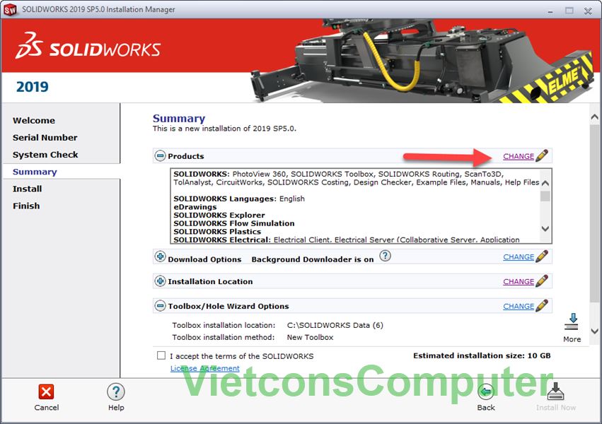 Download Solidworks 2019 - Hướng dẫn cài đặt chi tiết | Laptop xây dựng