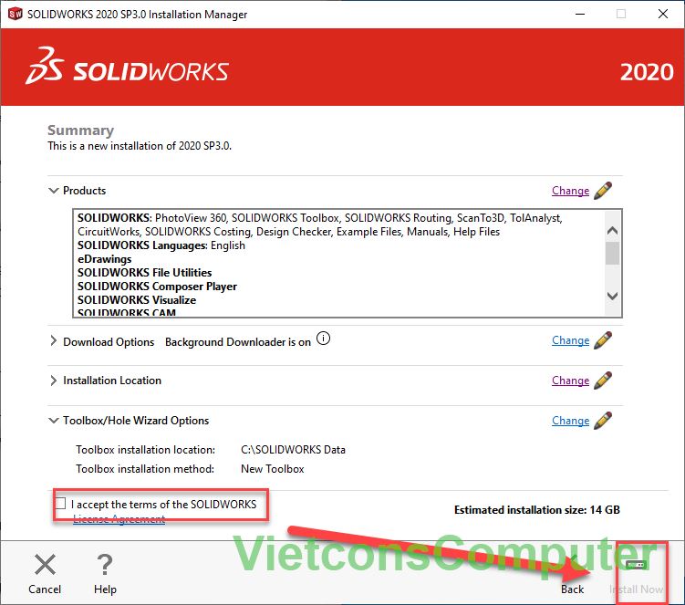 Download Solidworks 2020 - Hướng dẫn cài đặt chi tiết | Laptop xây dựng