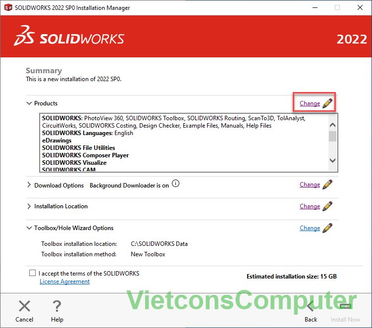 Download Solidworks 2023 - Hướng dẫn cài đặt chi tiết | Laptop xây dựng