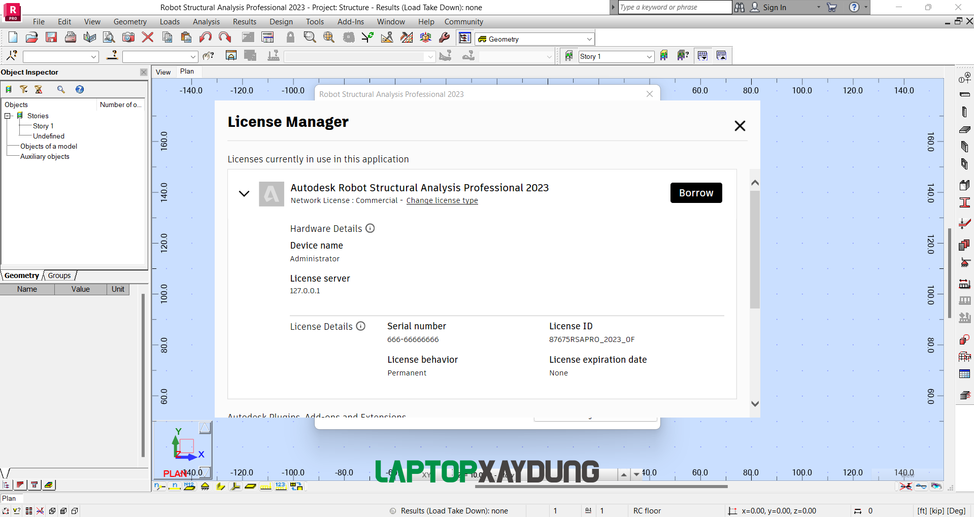 Robot Structural Analysis Professional 2023 | Laptop xây dựng